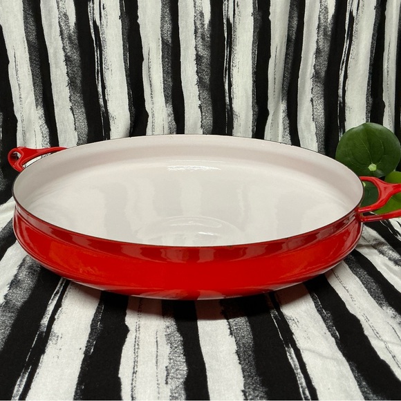 Dansk | Kitchen | Dansk Kobenstyle 312 Enamelware Casserole Pan Red ...